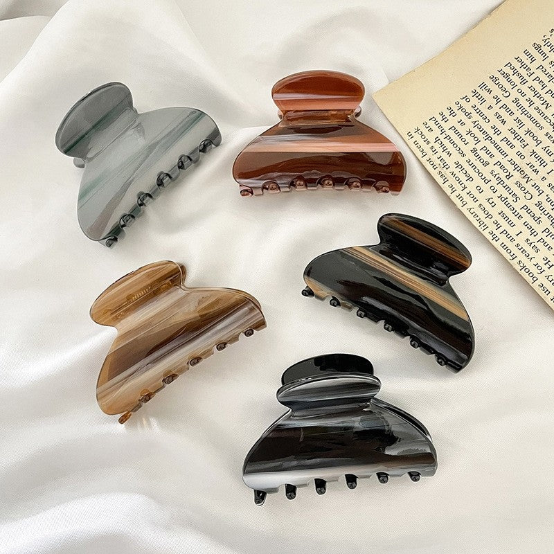 Wood Grain Hair Claw Clip – OceanusSwim