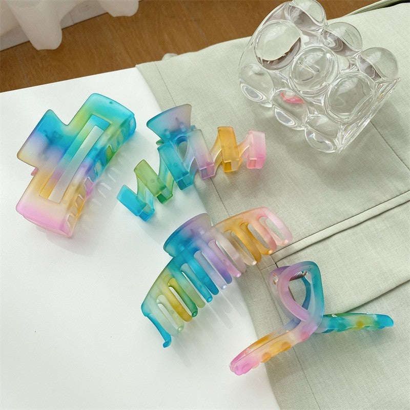 Gradient Color Various Shapes Claw Clip – OceanusSwim